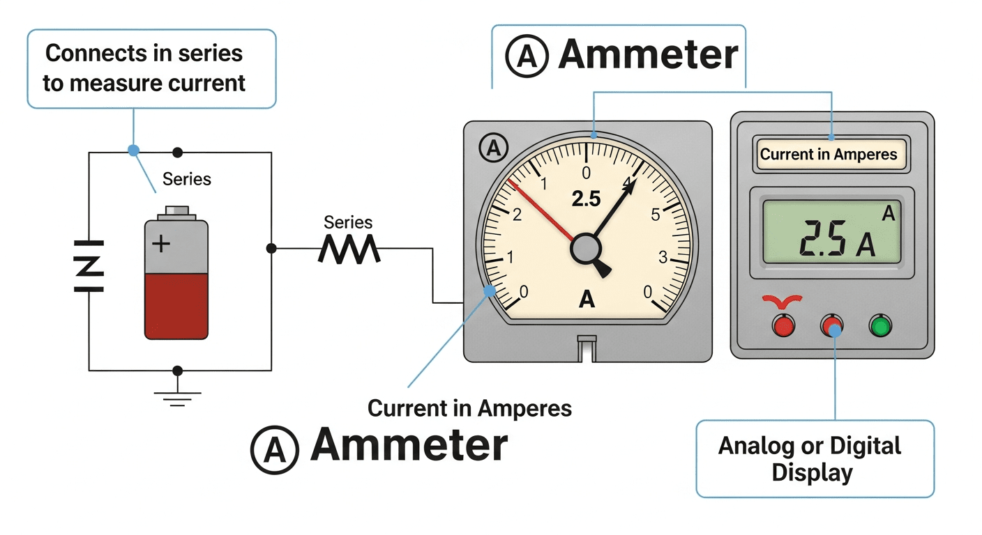 Ammeter: Definition, Types, and Symbol